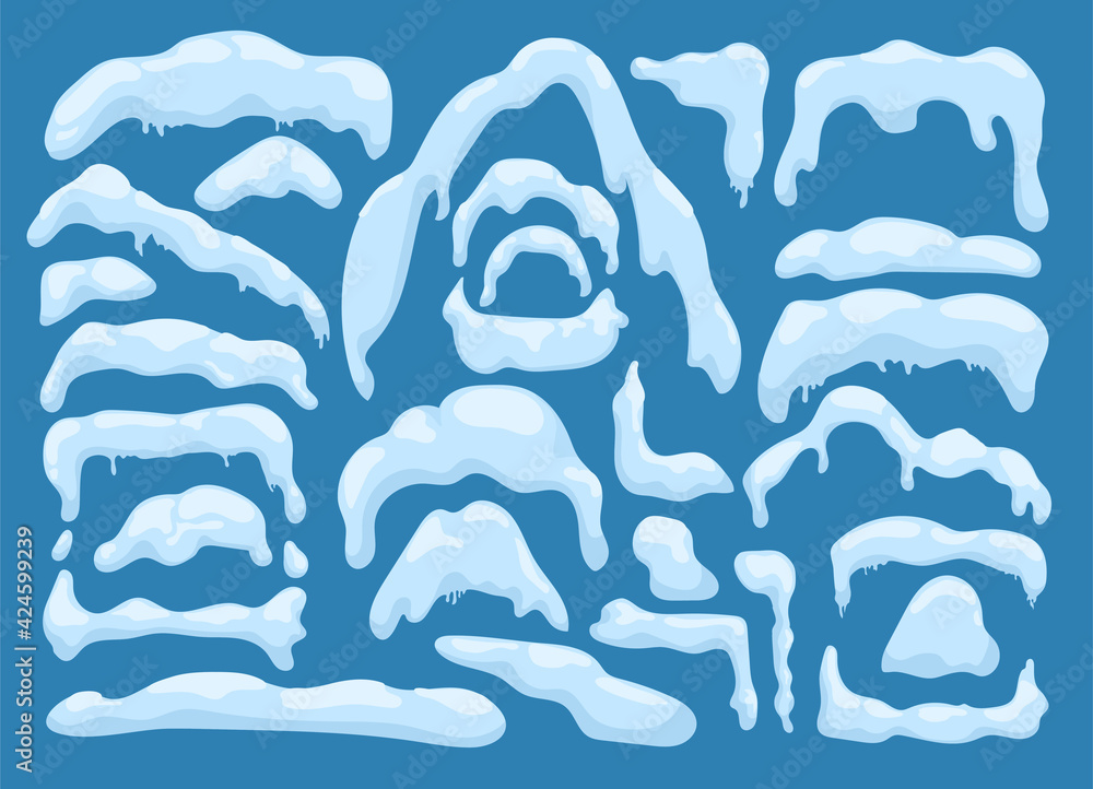 Snow Pile Illustration