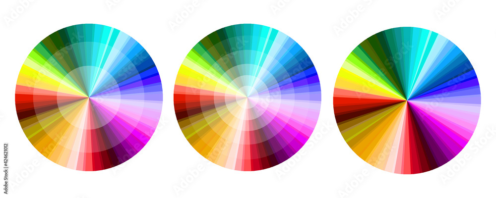 Circles color palette. Graphic element. Abstract background. Abstract ...