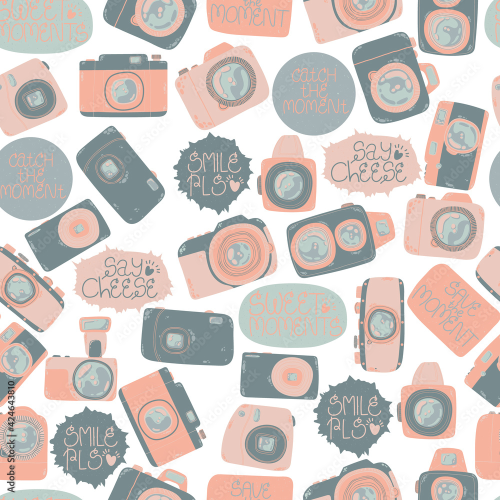 Camera Pattern Wallpaper