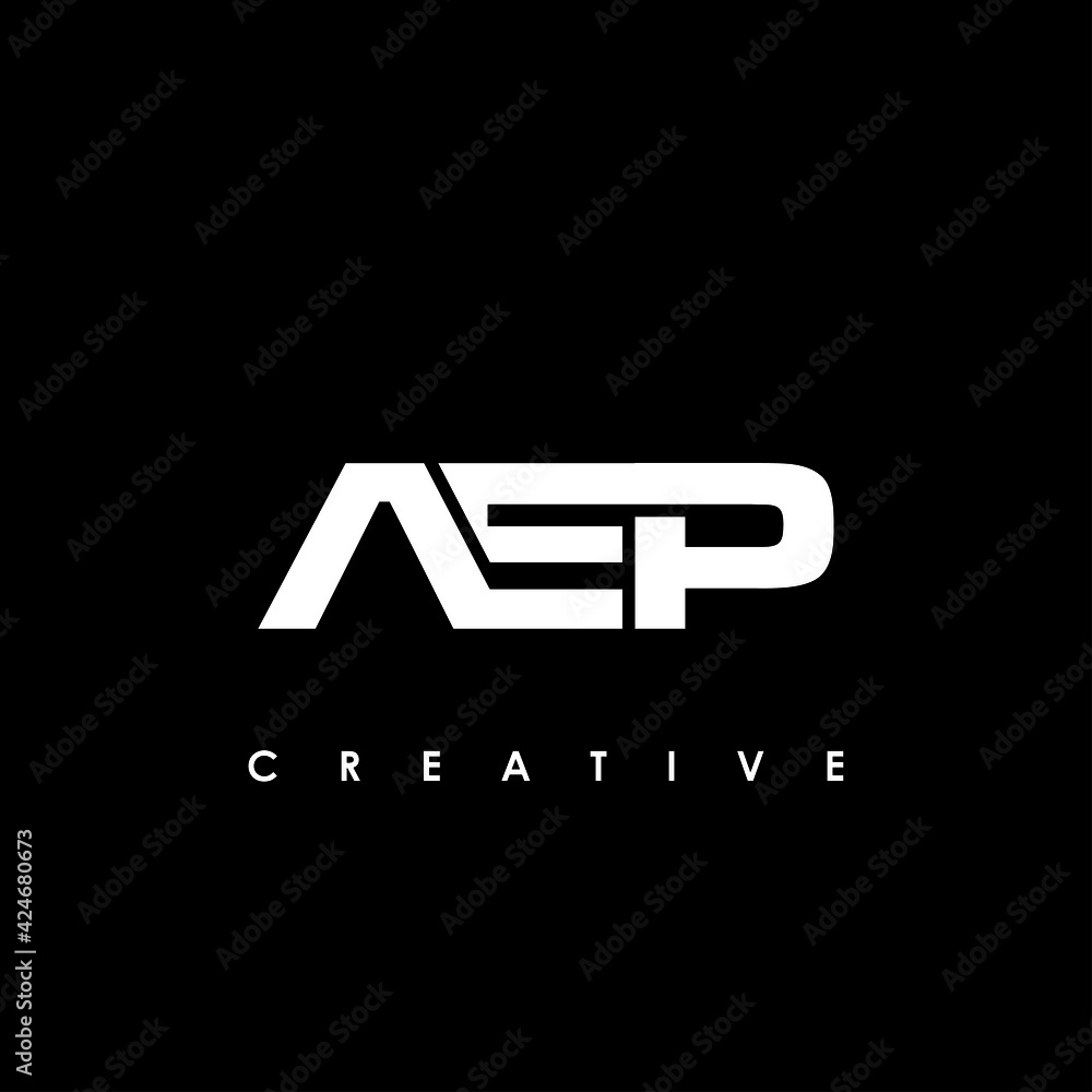 AEP Letter Initial Logo Design Template Vector Illustration Stock ...