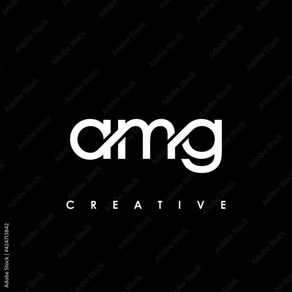 AMG Letter Initial Logo Design Template Vector Illustration Stock ...