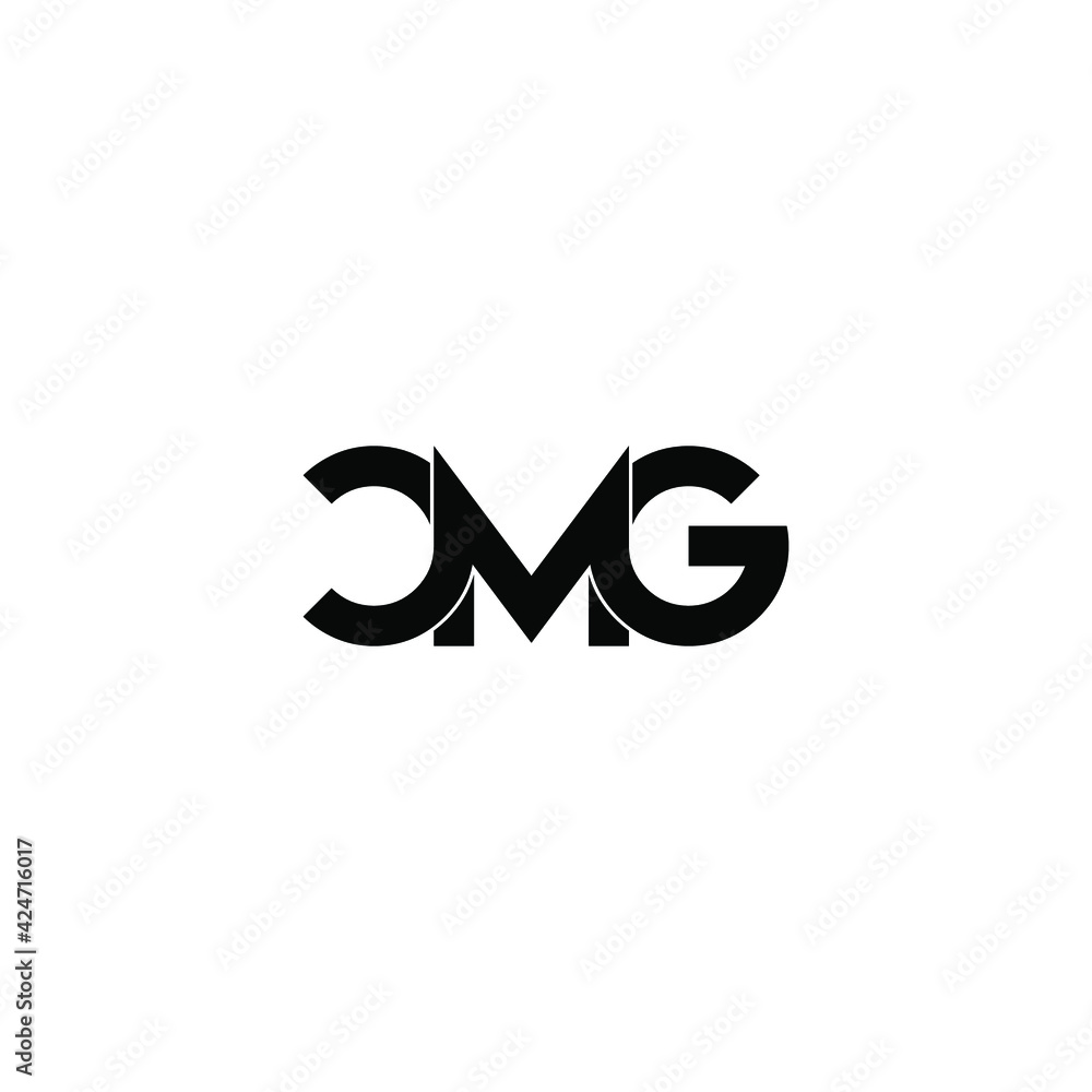 cmg letter original monogram logo design Stock Vector | Adobe Stock
