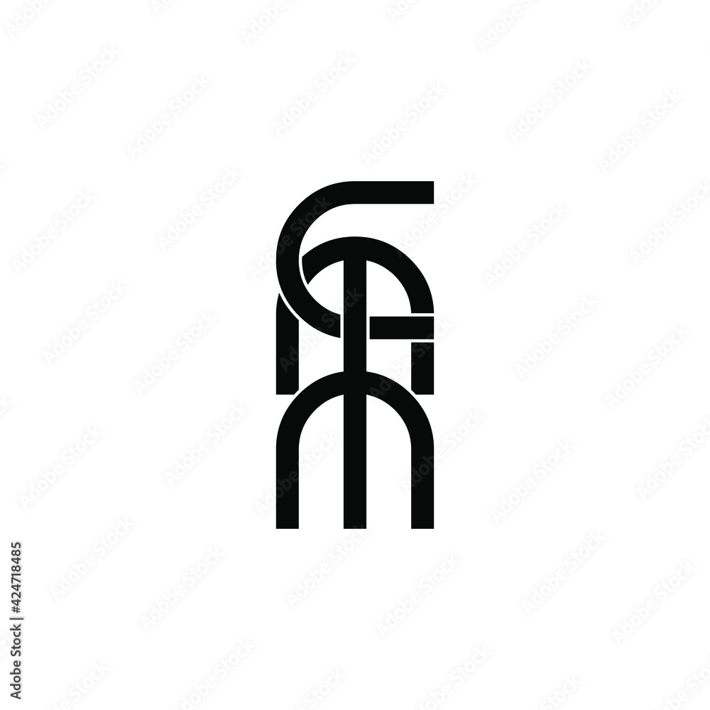 cmm letter original monogram logo design Stock Vector | Adobe Stock
