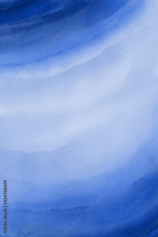 Blue, Watercolor Background Texture, Royal Blue Digital Paper ...