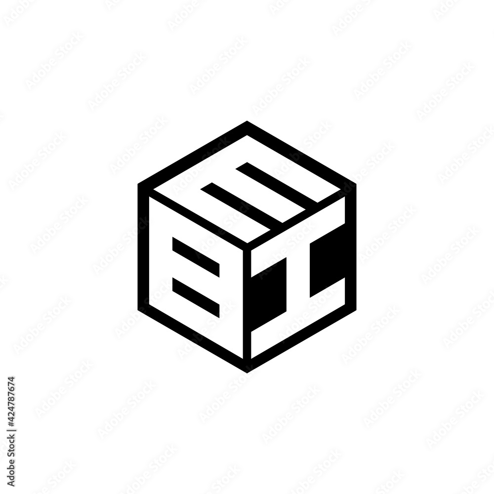 BIM letter logo design with white background in illustrator, vector ...
