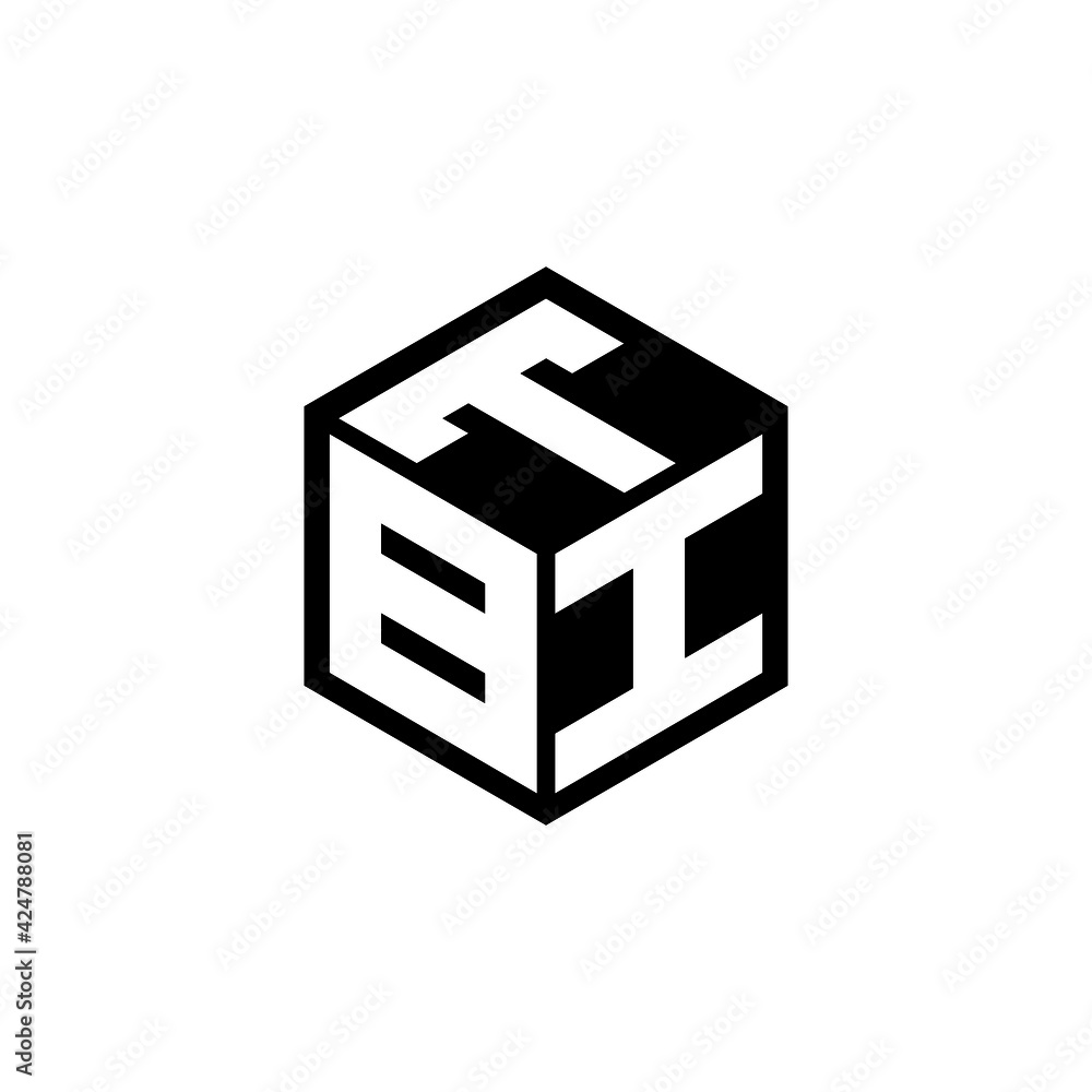 BIT letter logo design with white background in illustrator, vector ...