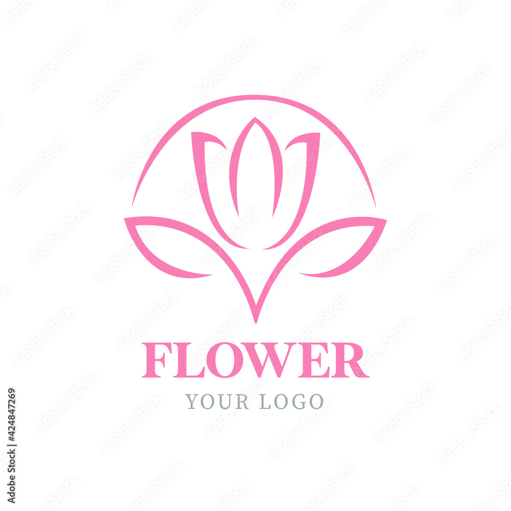 flower logo template yout logo clothing logo woman logo life healthy ...