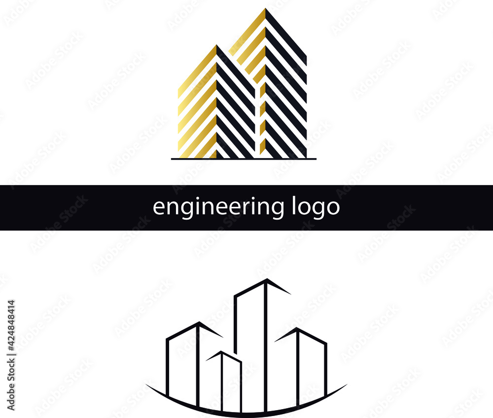 engeneering logo architecture design logotipo building urban Stock ...