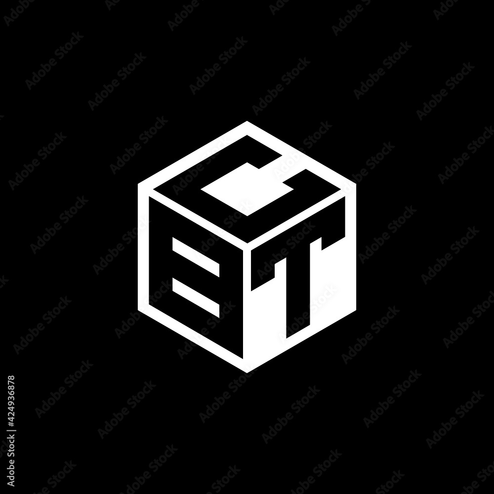 Vecteur Stock BTC letter logo design with black background in ...