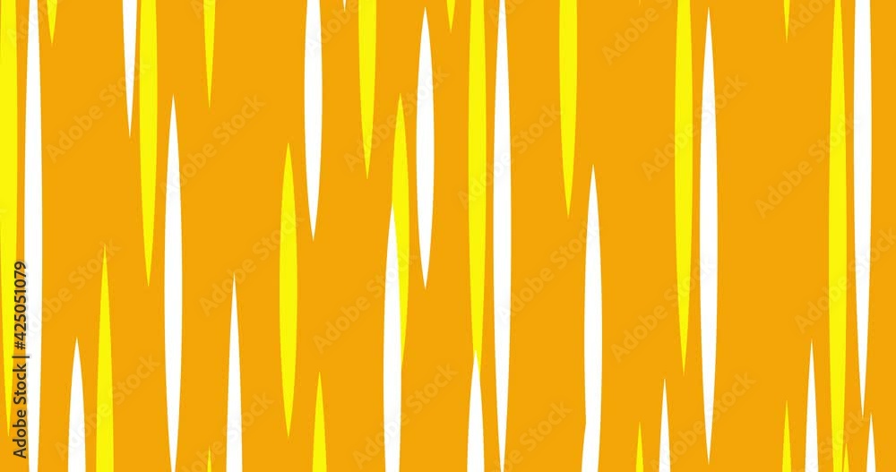 4k animated diagonal speed lines moving on yellow background. Comic ...