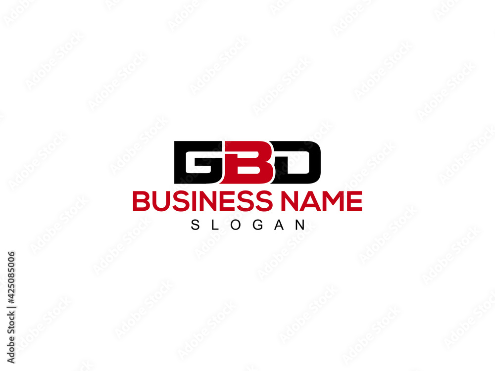 Letter GBD Logo Icon Design For Business Stock Vector | Adobe Stock