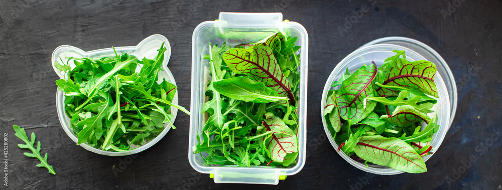 Lunch box portion healthy meal eating organic diet food fresh cooking ...