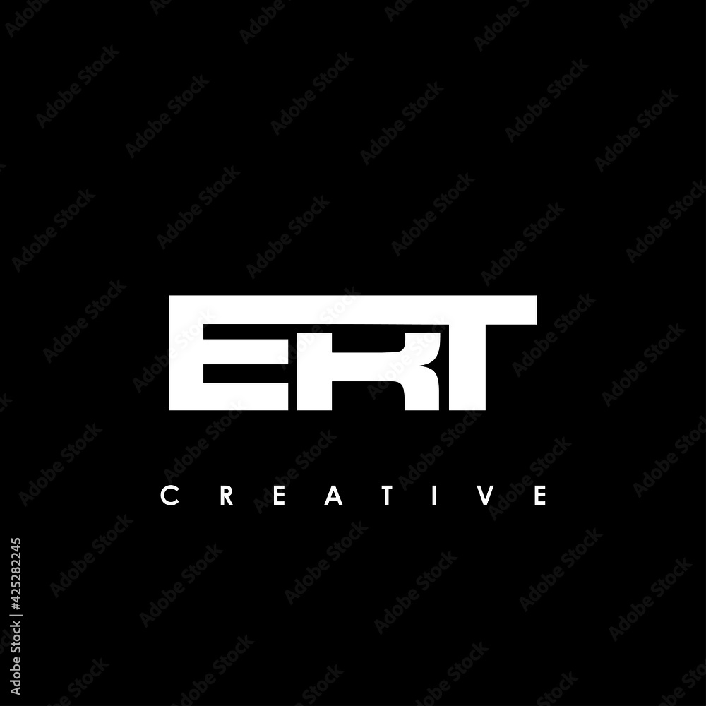 ERT Letter Initial Logo Design Template Vector Illustration Stock ...