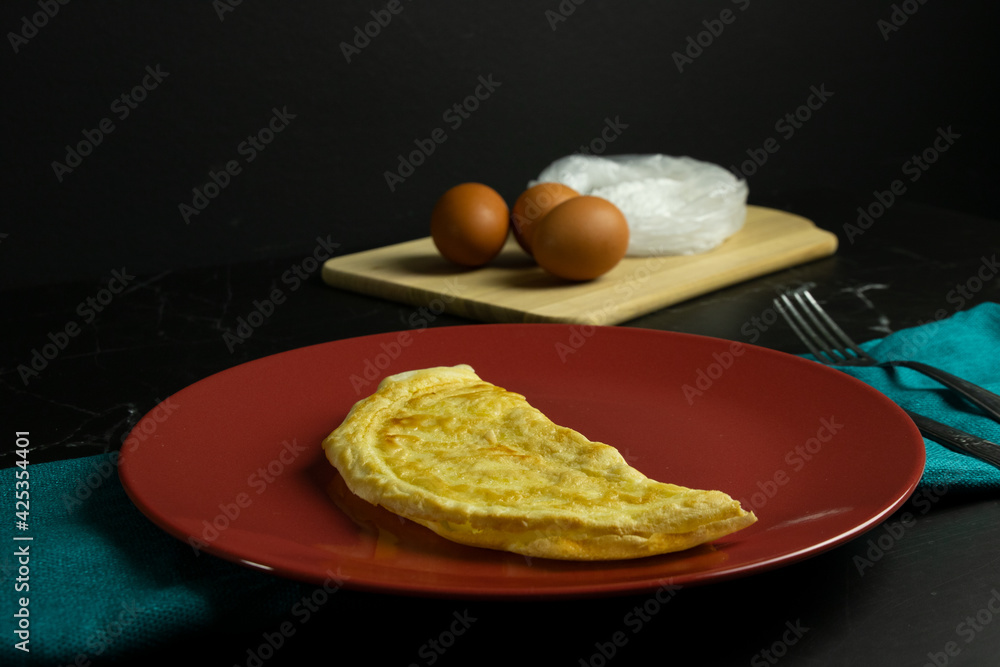 Foto de Crepioca - brazilian pancake made with Cassava (tapioca floor ...