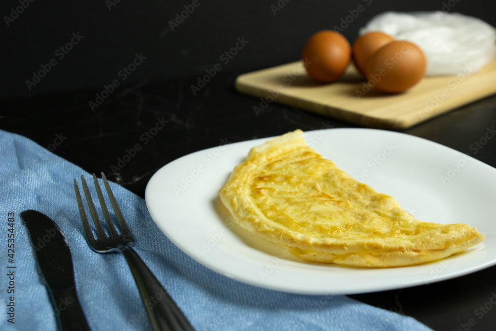 Crepioca - brazilian pancake made with Cassava (tapioca floor) and eggs ...