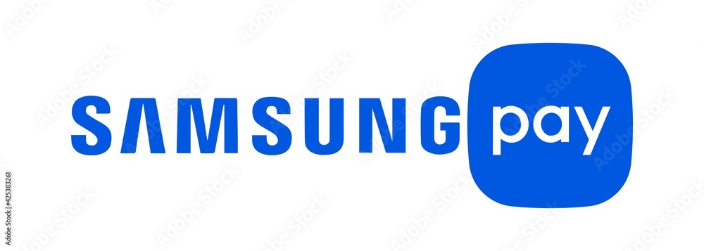 Kiev, Ukraine - March 30, 2021: Samsung pay icon. Payment system logos ...