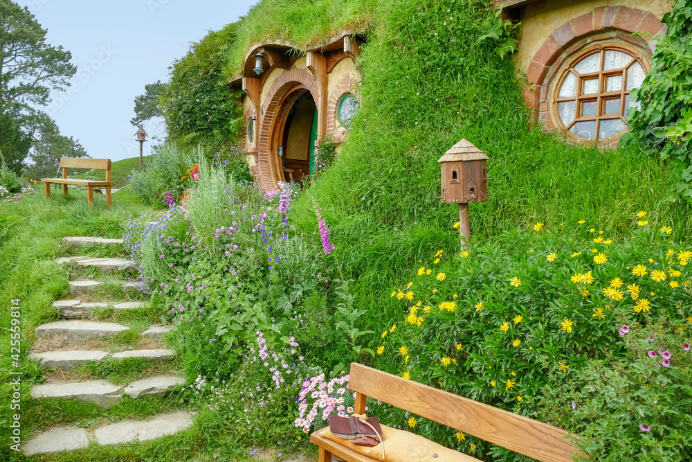 Foto Stock Matamata, Waikato, New Zealand - September 09. 2019: Idyllic ...