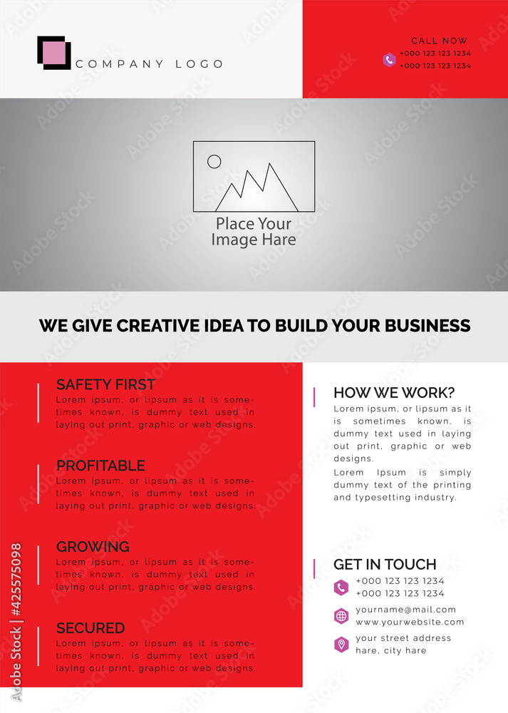 Corporate Flyer Template Corporate Flyer Template That Was Designed In
