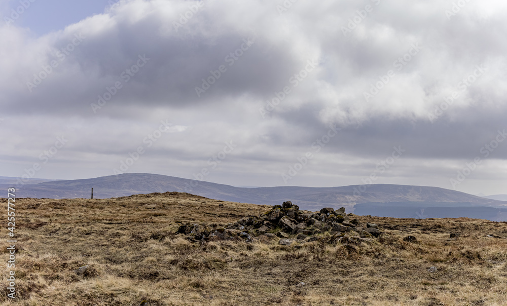 Slieveanorra summit looking over at Trostan and Slievenanee, Antrim ...