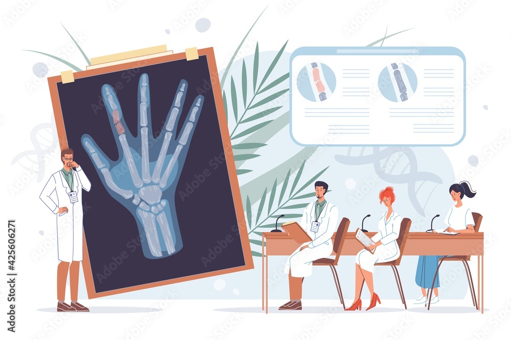 Vector cartoon flat doctor characters at work in uniform lab coats ...