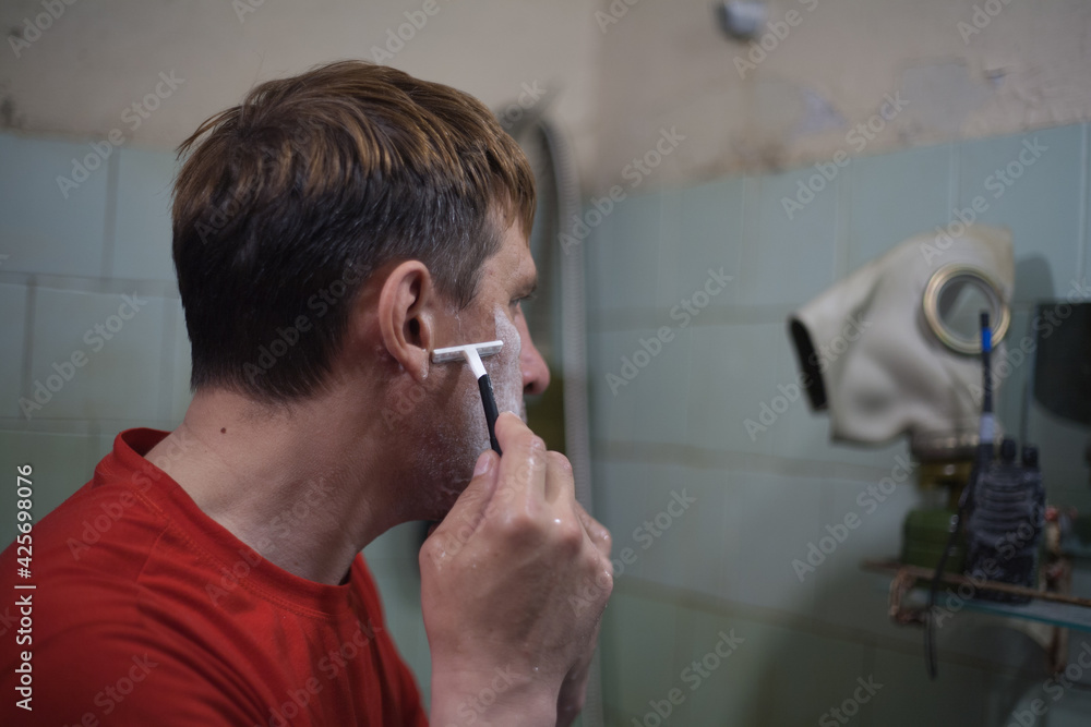 Shave and brush your teeth in a nuclear explosion. .Human hygiene is ...
