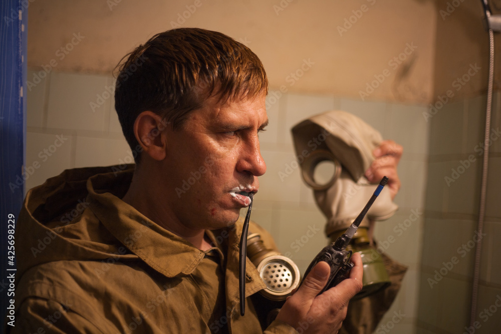 Shave and brush your teeth in a nuclear explosion. .Human hygiene is ...