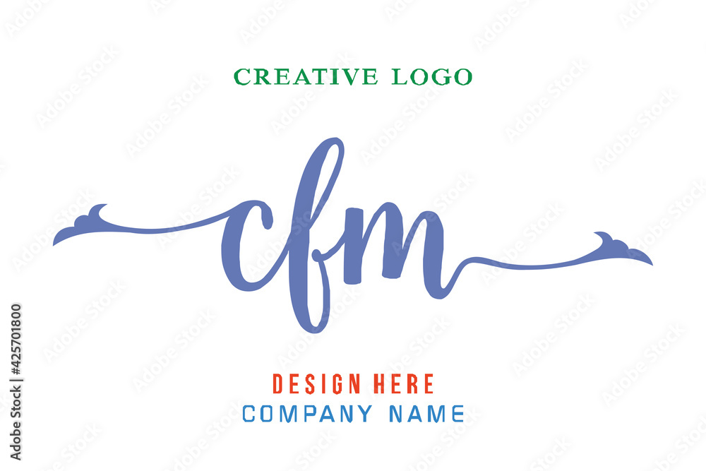 CFM lettering logo is simple, easy to understand and authoritative ...