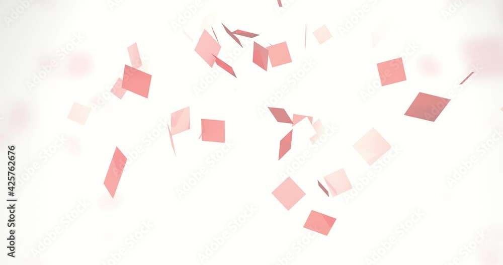 3D animation of a cube that explodes. Abstract cube explosion to ...