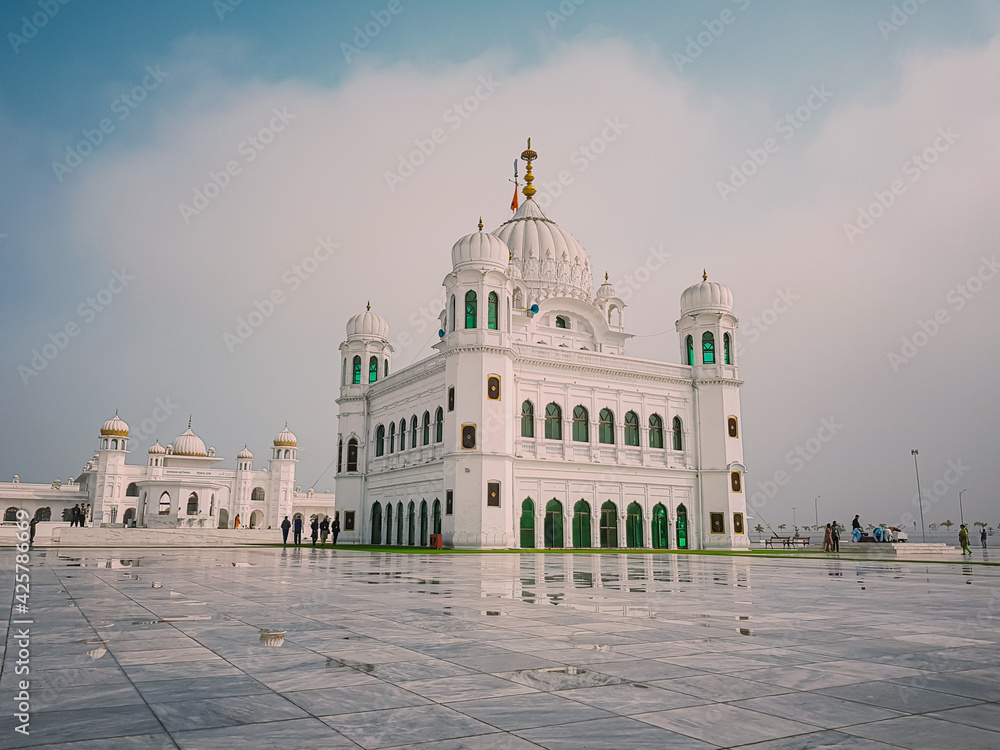 Gurdwara Sri Darbar Sahib, Kartarpur - February, 14, 2021: Narowal ...
