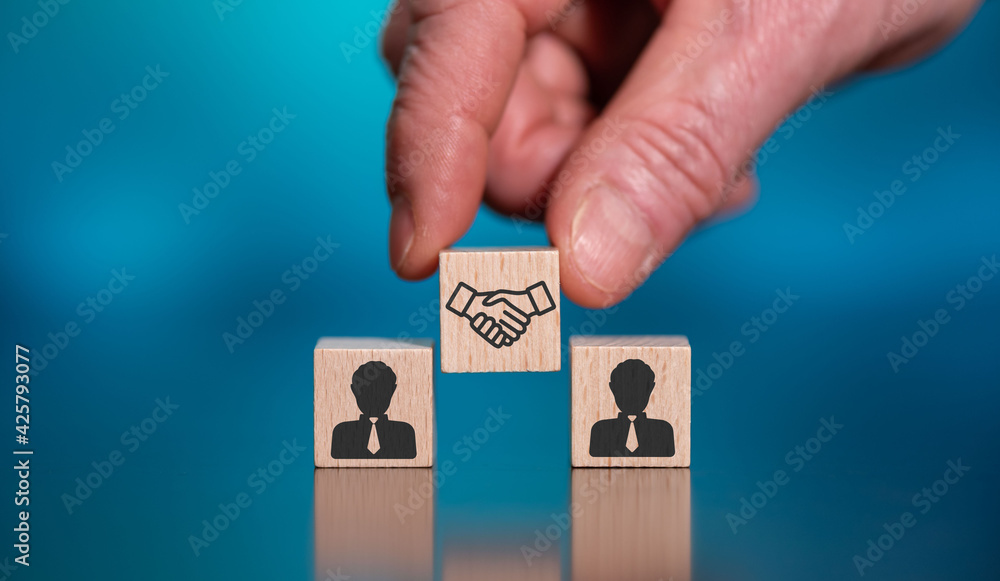 Concept of collaboration Stock Photo | Adobe Stock