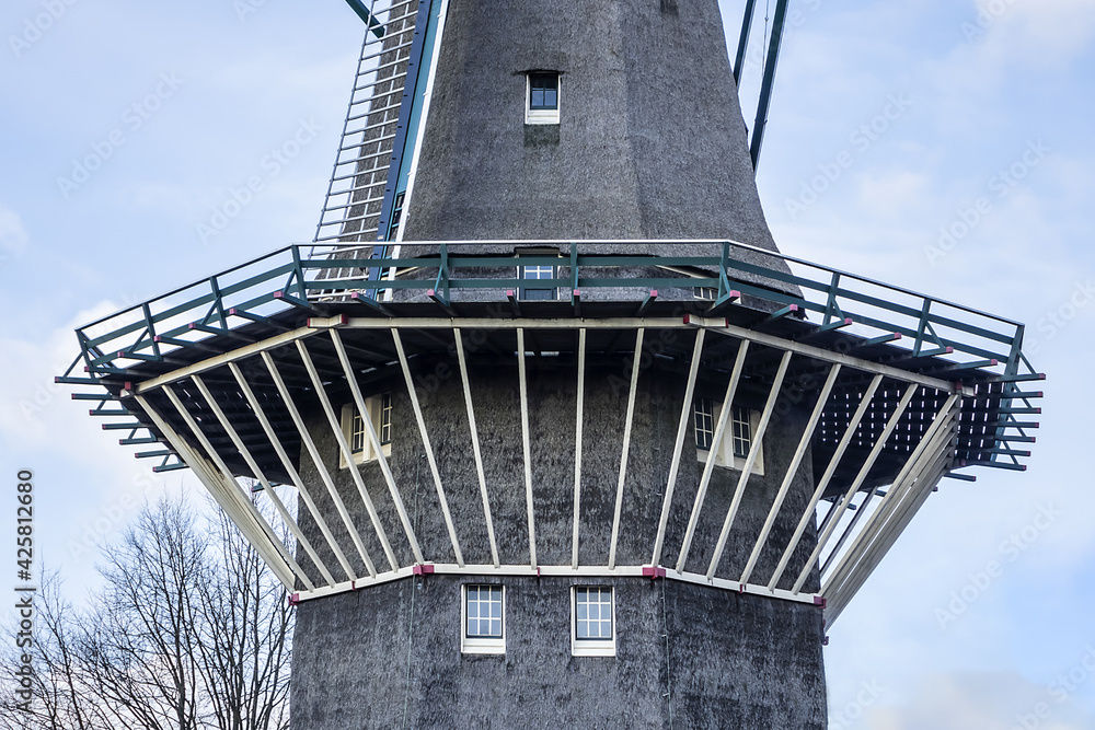 De Gooyer Windmill - Amsterdam most iconic mill. De Gooyer Windmill ...