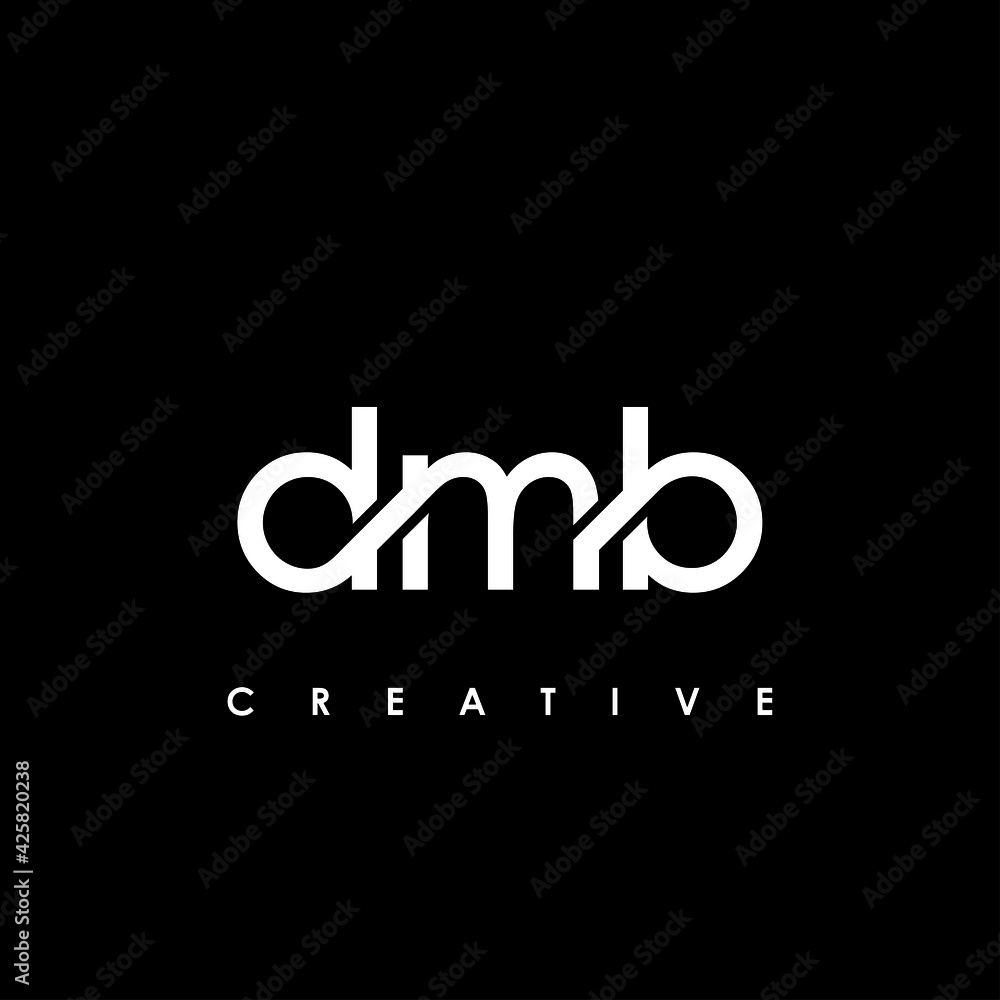 DMB Letter Initial Logo Design Template Vector Illustration Stock ...