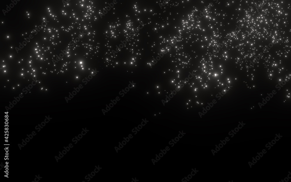 Star universe background. Night shining starry sky background 3d ...