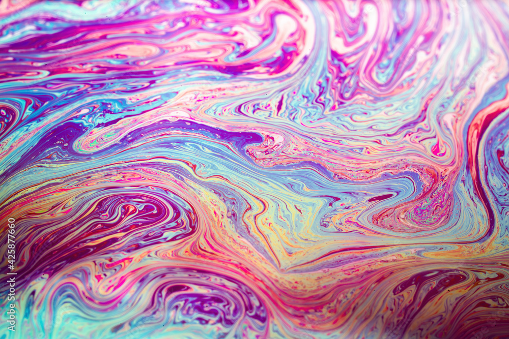 Colorful oil slick art abstract background backdrop rainbow photo texture Stock Photo | Adobe Stock