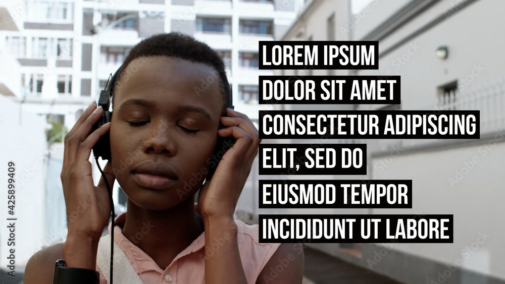 Multi Line Caption Boxes Stock Template | Adobe Stock