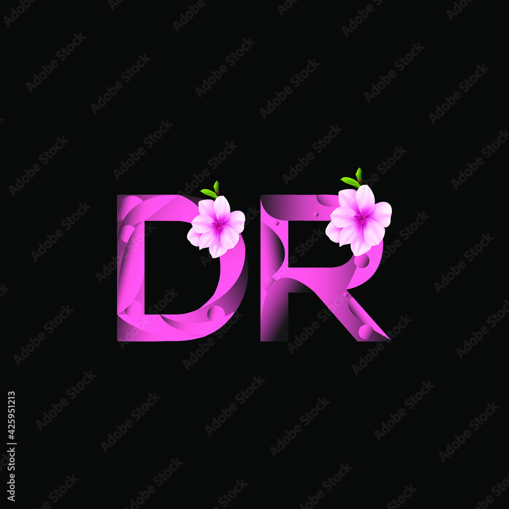 DR LOGO, DR ICON, DR VECTOR, DR LETTER, DR MINIMALIST, DR FLAT, DR ...