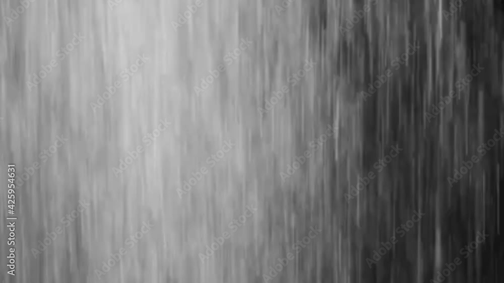 Rain water drops falling background on 4K animation stock footage. Rain ...