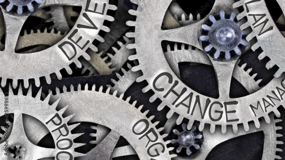 Group of rotating tooth wheels with Change Management, Develop ...