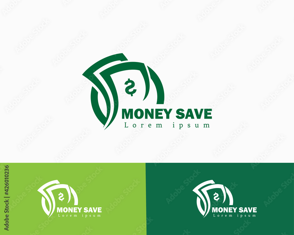 money logo money save design template symbol Stock Vector | Adobe Stock
