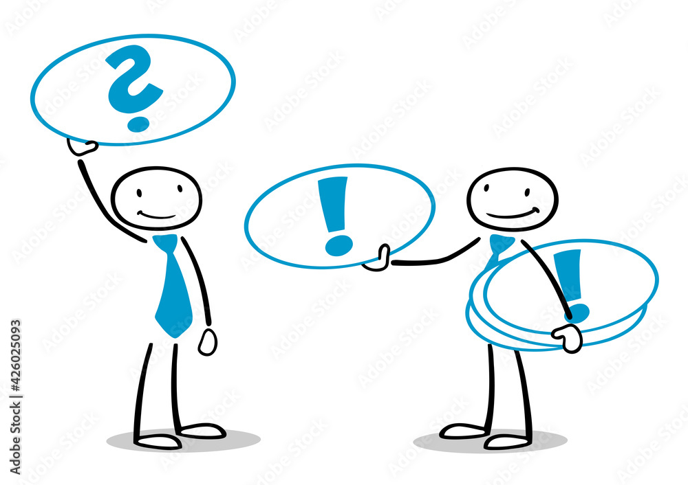 Cartoon Geschäftsleute bei Coaching und Beratung Stock Illustration ...