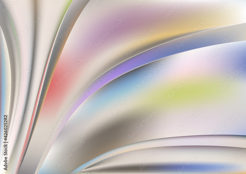 Glowing Abstract Light Color Wave Background Stock Vector | Adobe Stock