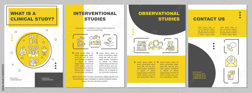 Clinical study description brochure template. Observational studies ...