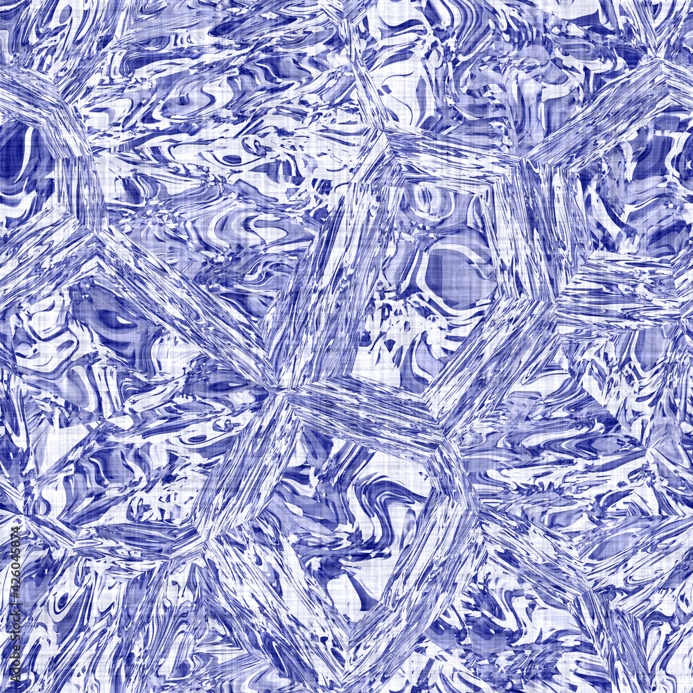 Denim blue white mottled tonal linen texture. Seamless textile effect ...