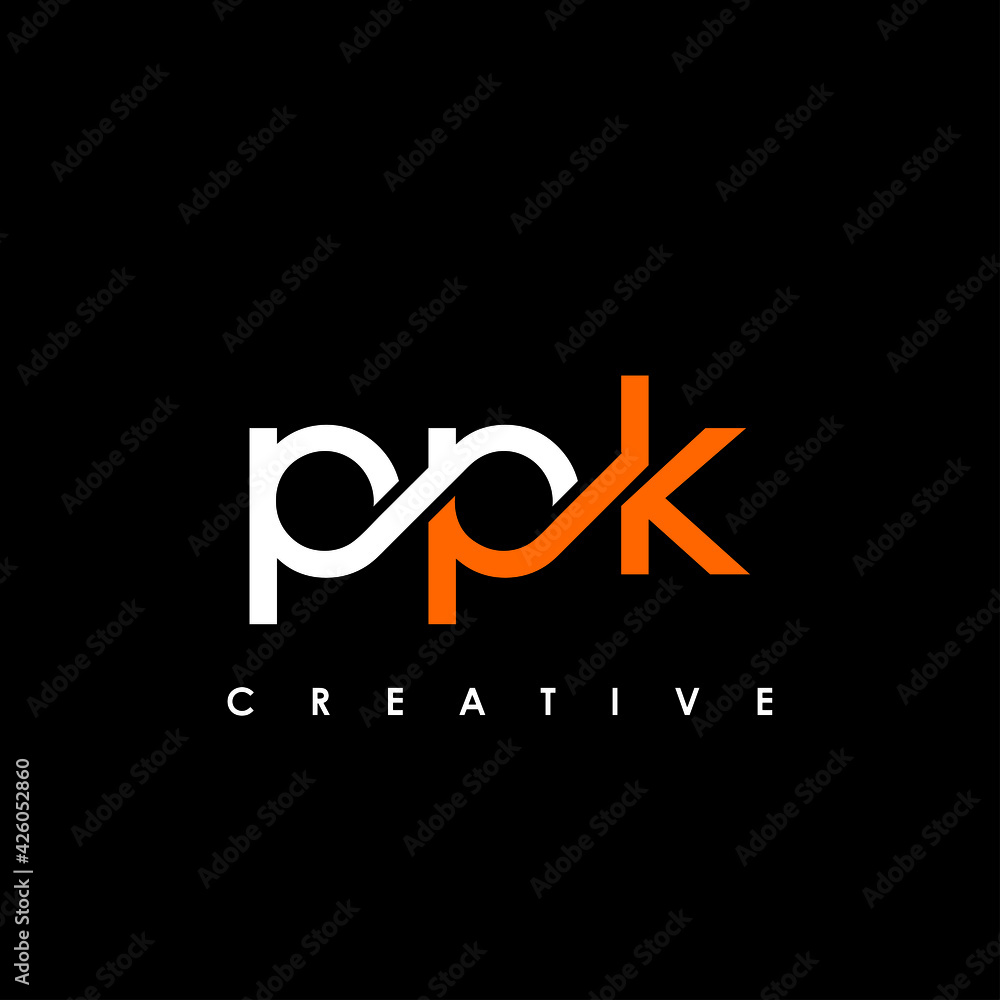 PPK Letter Initial Logo Design Template Vector Illustration Stock ...
