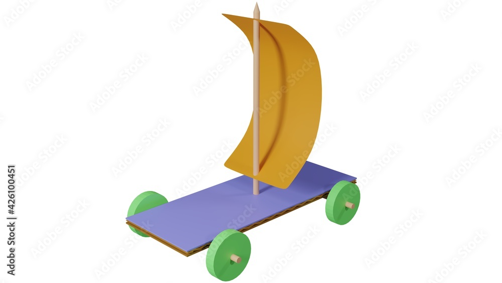 Wind Powered Vehicle School Project