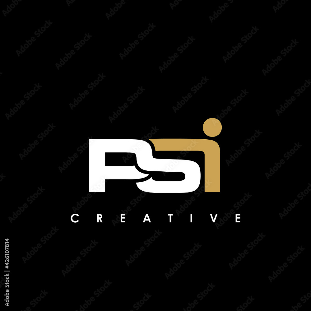 PSI Letter Initial Logo Design Template Vector Illustration Stock ...