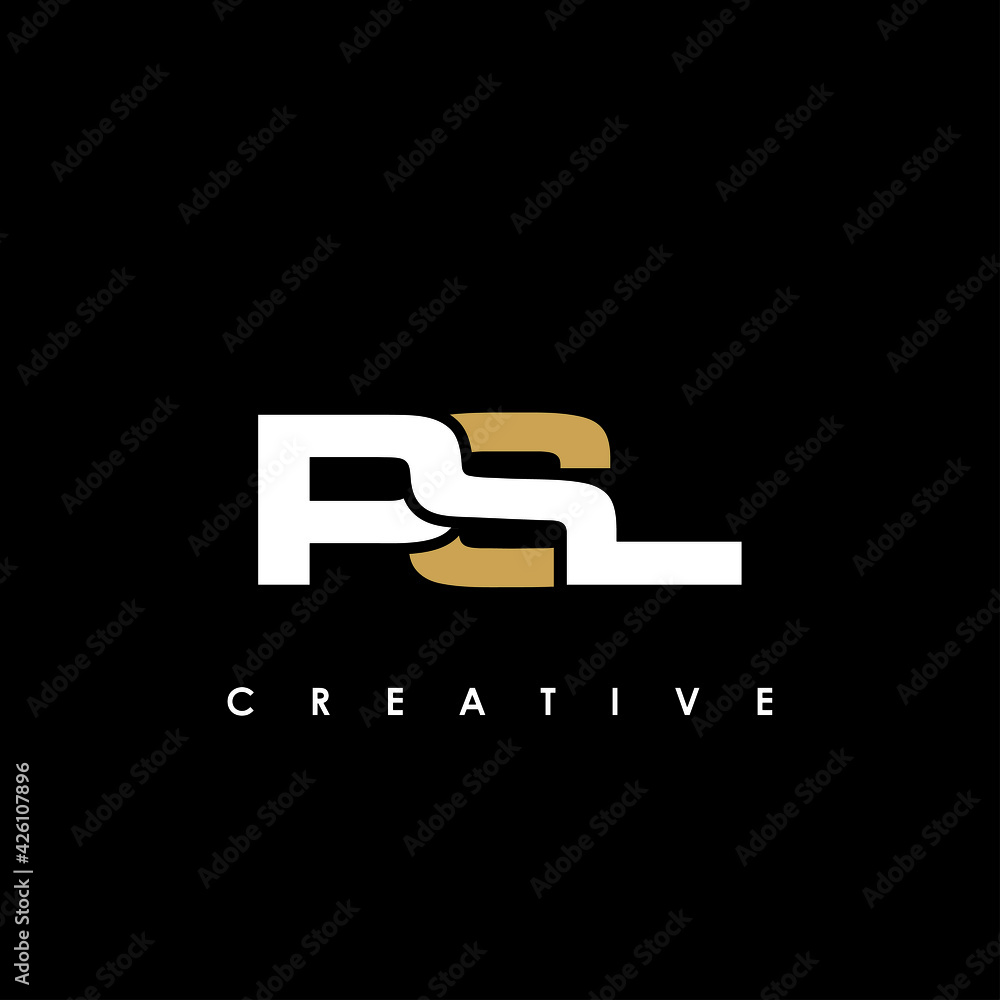 PSL Letter Initial Logo Design Template Vector Illustration เวกเตอร์ ...