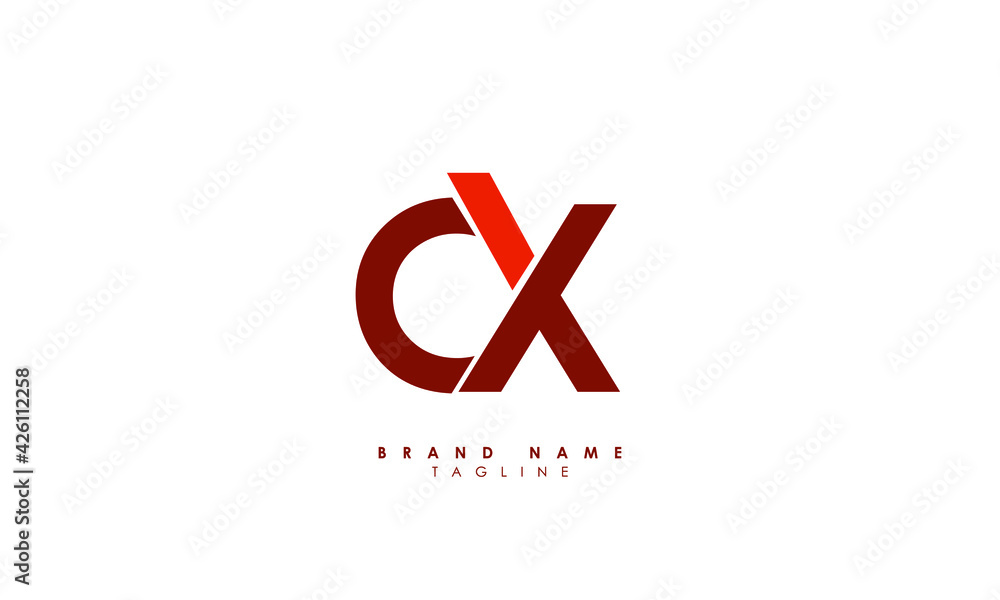 Alphabet letters Initials Monogram logo CX, XC, C and X Stock Vector ...