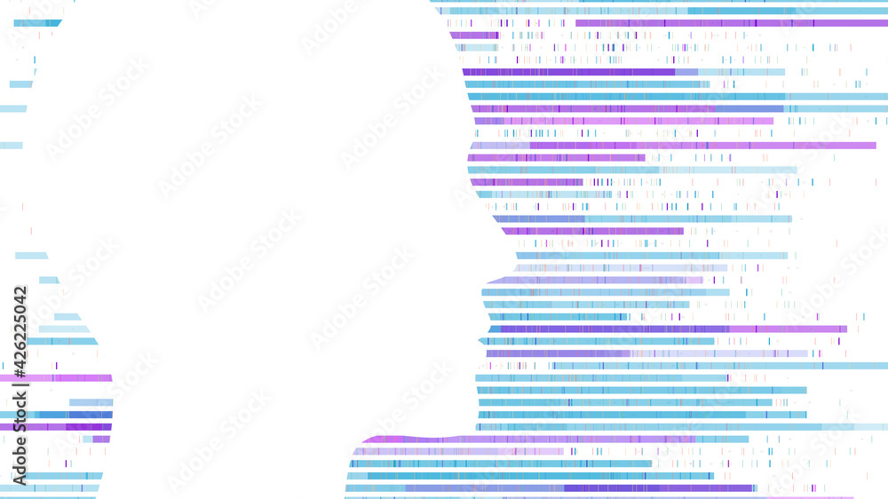 Human genome DNA sequencing analysis visualization genomic mapping - 3D ...