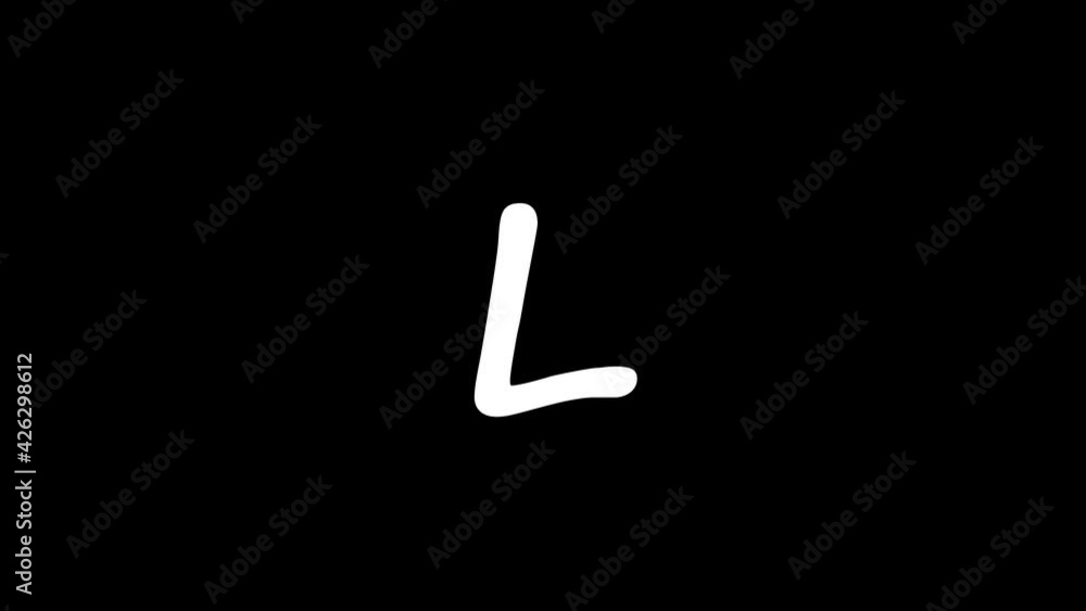 letter L of the English alphabet, learning English alphabet letters ...